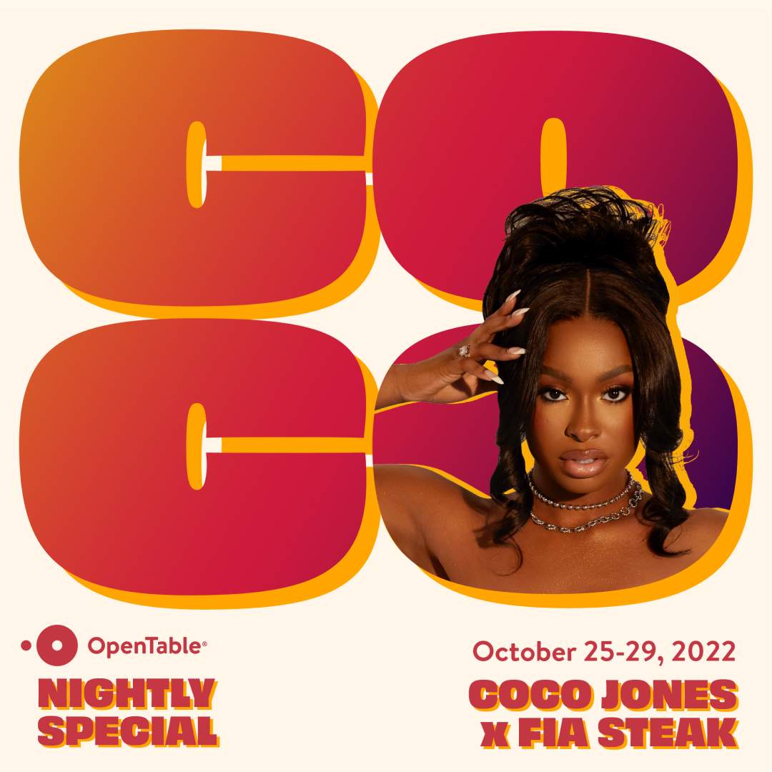 Book Los Angeles restaurant menus made in collaboration with Coco Jones ...