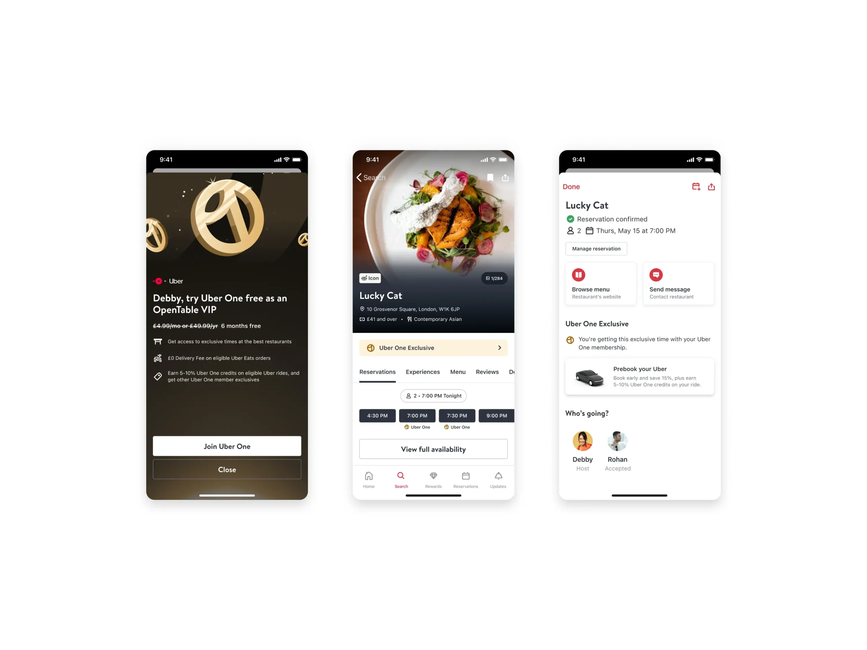 Uber and OpenTable team up to redefine dining