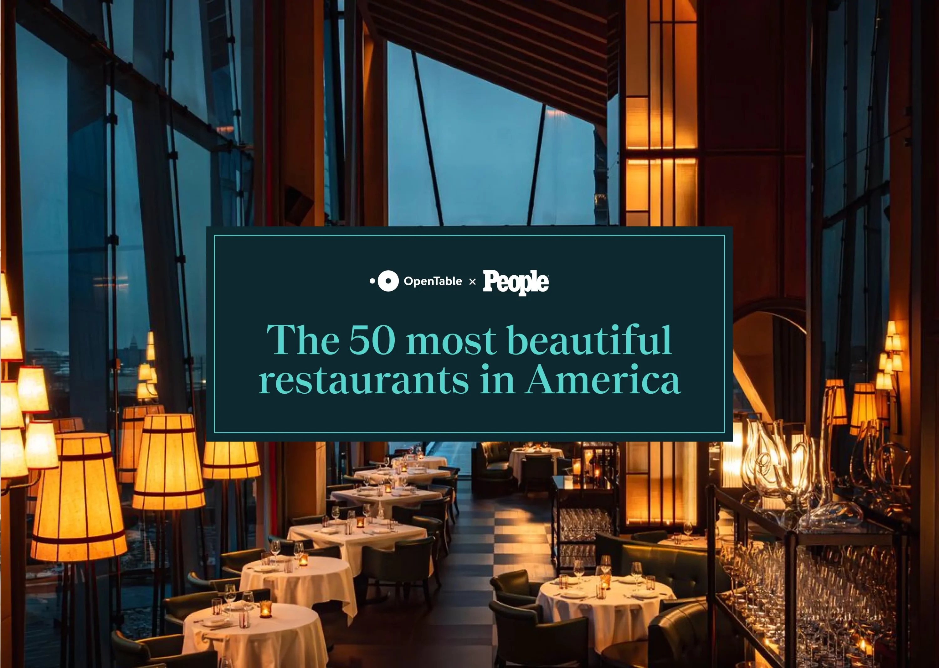 The 50 most beautiful restaurants in America