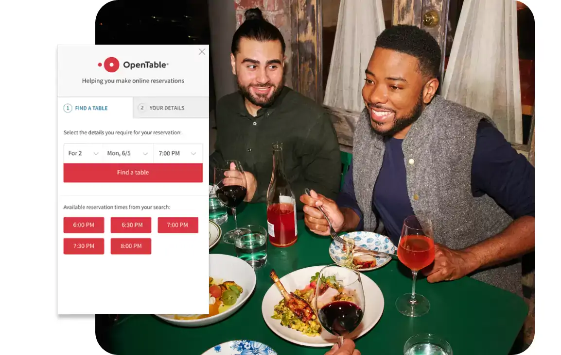 Logiciel de réservation pour les restaurants | OpenTable